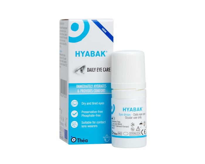 Hyabak 10ml Dry Eye Drops RRP £10.99 - Bondeye Optical
