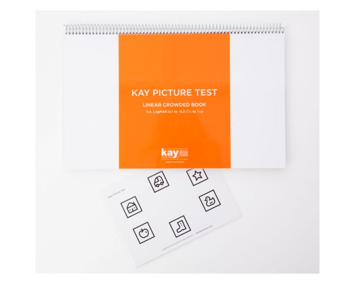 Kay Picture Test Linear Crowded Book - Bondeye Optical
